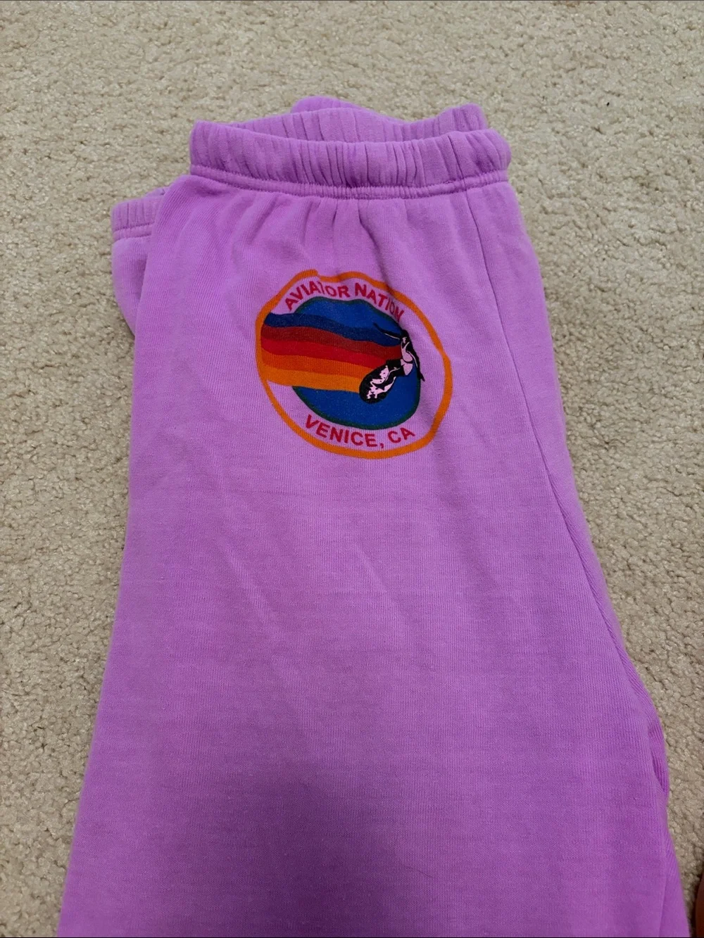 Aviator Nation | Pants & Jumpsuits | Aviator Nation Lavender Sweatpants ...